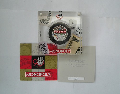 2025 Monopoly 50p Silver Proof Coin COA 1,264 | eBay UK