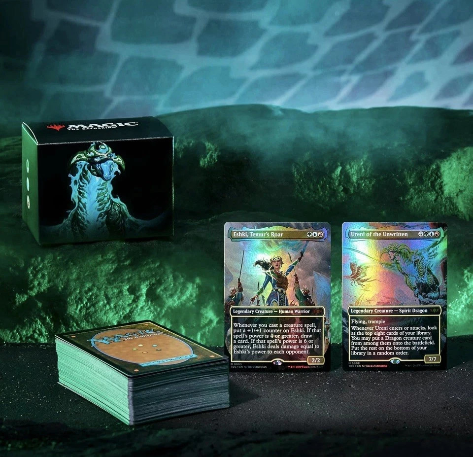 MTG - Tarkir Dragonstorm - Temur Roar Commander Deck Opened | eBay ...