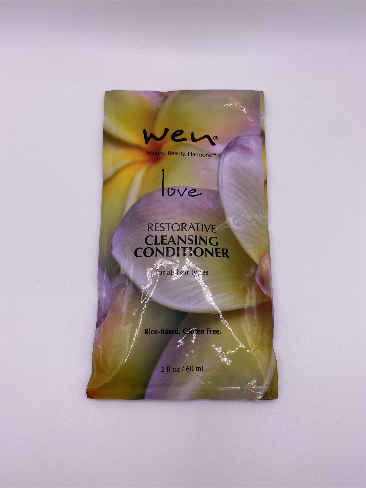 WEN by Chaz Dean LOVE Restorative CLEANSING CONDITIONER 2 oz PACKET NEW ...