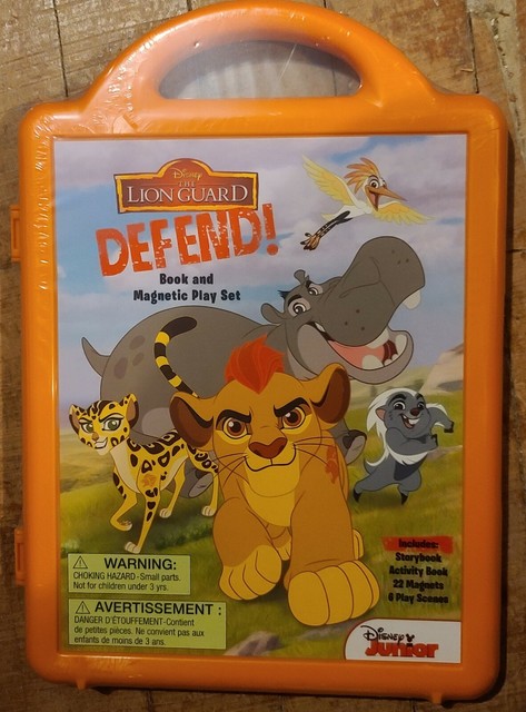 Book and Magnetic Play Set Ser.: Lion Guard, the Lion Guard, Defend ...