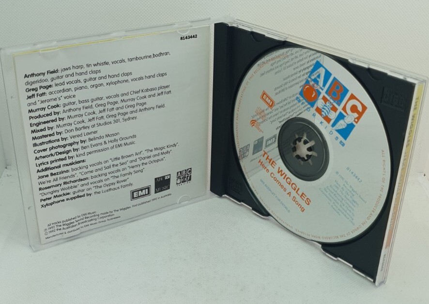 The Wiggles - Here Comes A Song (CD, 1992) ABC Music Original Line up ...