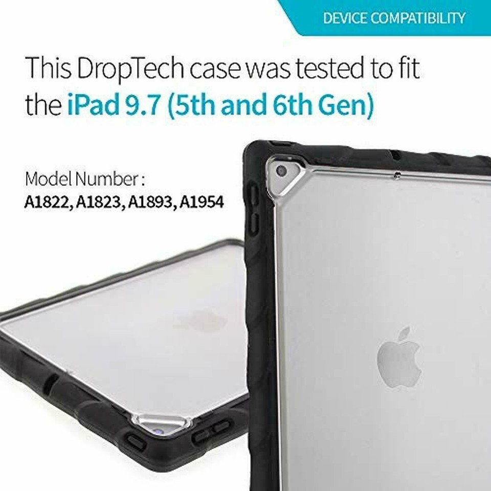 OtterBox Utility Series Latch II and Gumdrop DropTech iPad 9.7 in Case ...