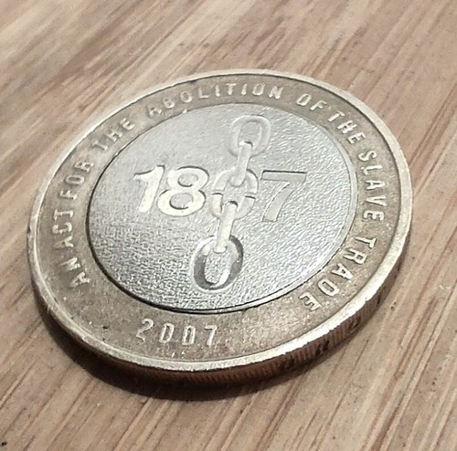 2 POUND COIN (1807) ABOLITION OF SLAVERY 2007 RARE MINT with 2 ...