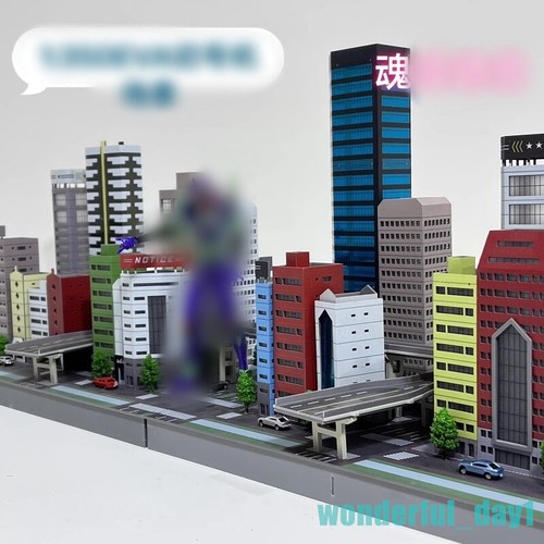1:350 Scale Office Buildings Building Model City Scene Street Model Set ...