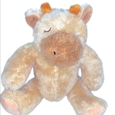Silver One tan hippo plush | eBay