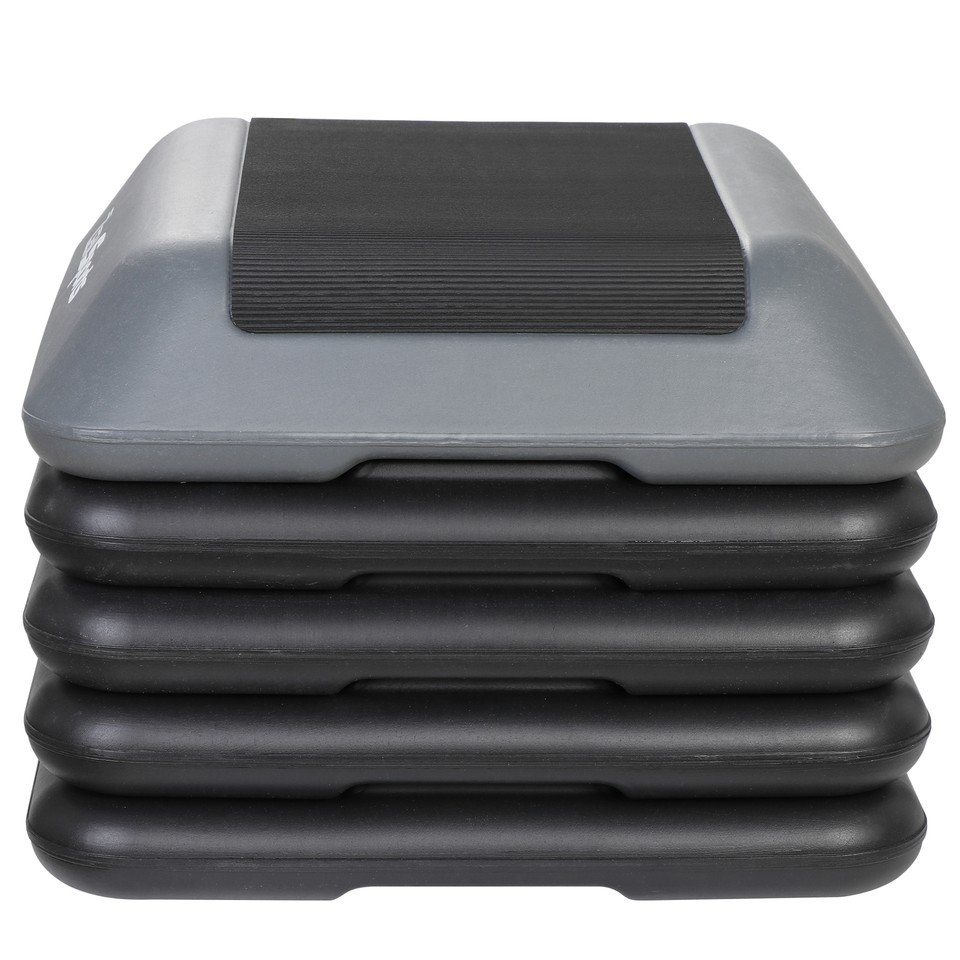 16" x 16" Adjustable Height Stepper Square Workout Aerobic Platform w ...