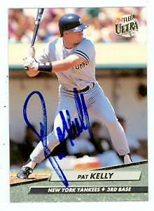 Pat Kelly autographed baseball card (New York Yankees) 1992 Fleer Ultra ...