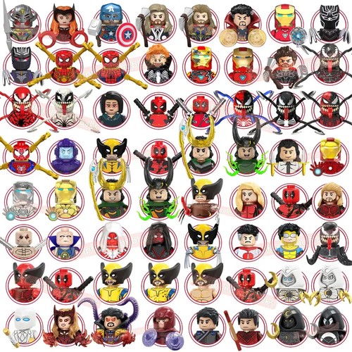 Custom Superhero Mini Figures – Fan-Made Collectibles – Choose Your ...