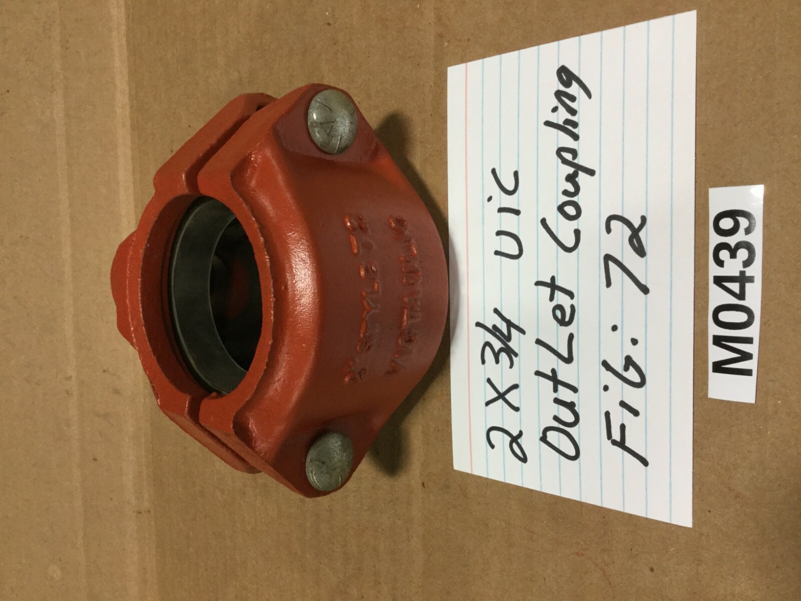 Victaulic Style 72 Outlet Coupling 2" Groove X 3/4" Female Threaded ...