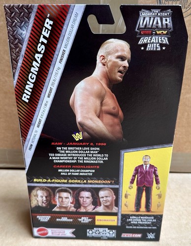 WWE Elite Monday Night Wars Greatest Hits Wave 2 RINGMASTER Austin ...