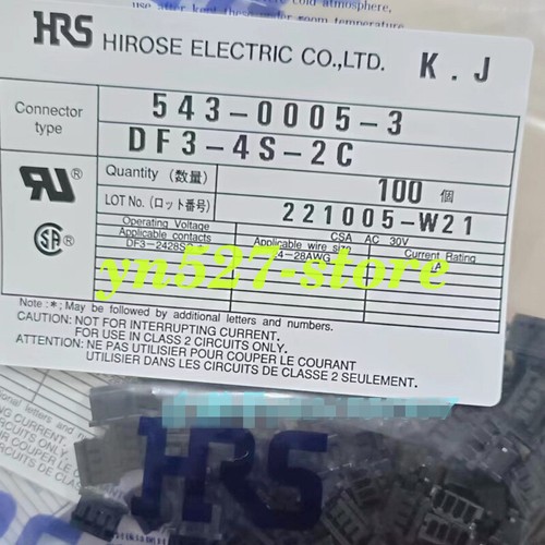 NEW 100pcs/pack HRS HIROSE DF3-4S-2C Connector Shell Terminal | eBay