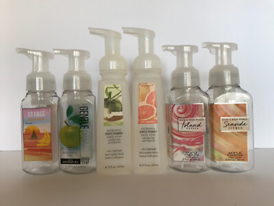 Bath and Body Works Empty Foaming Hand Soap Bottles Lot of 6 | eBay