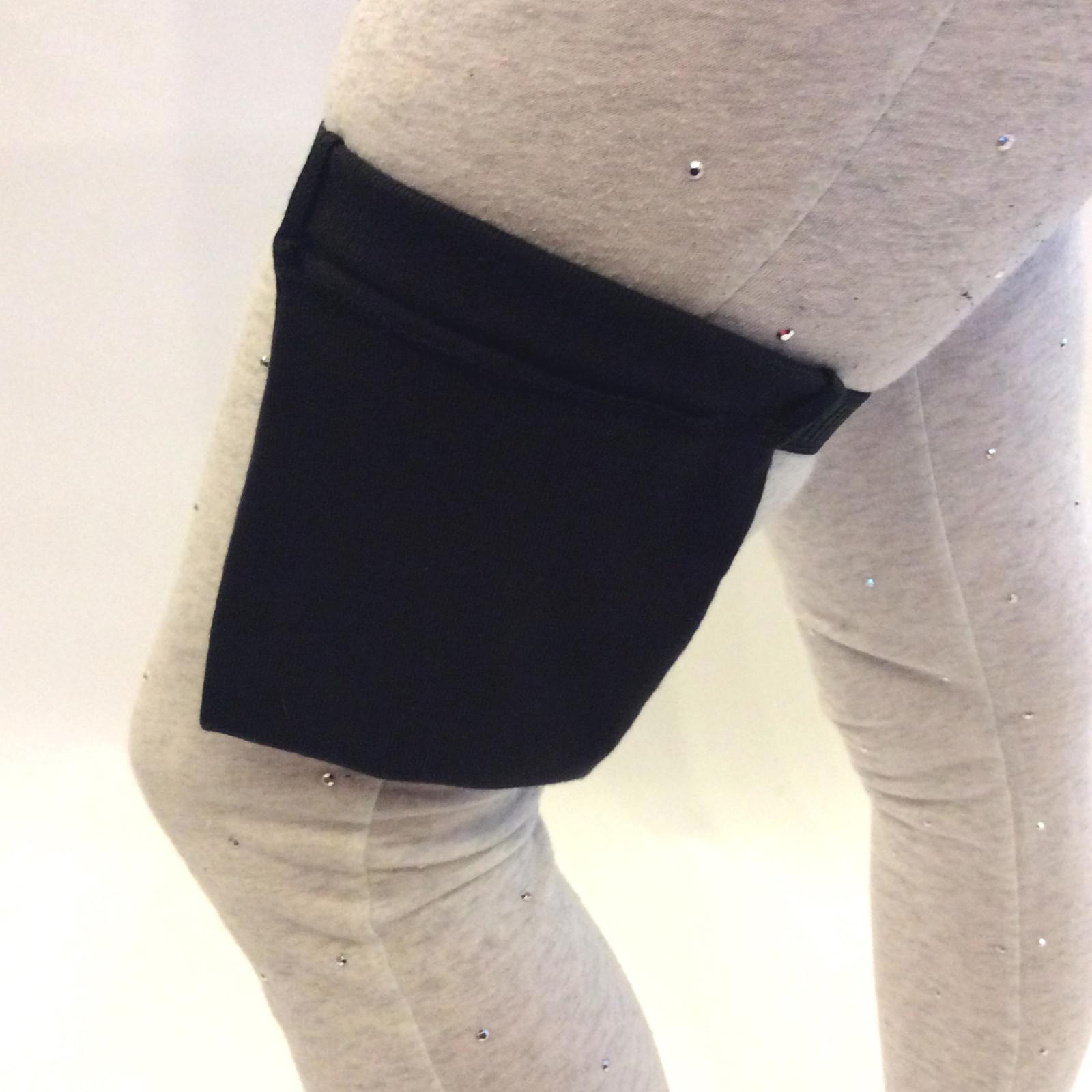 Garter Belt Whiskey Flask Holder with Secret Pocket Black Dress ...