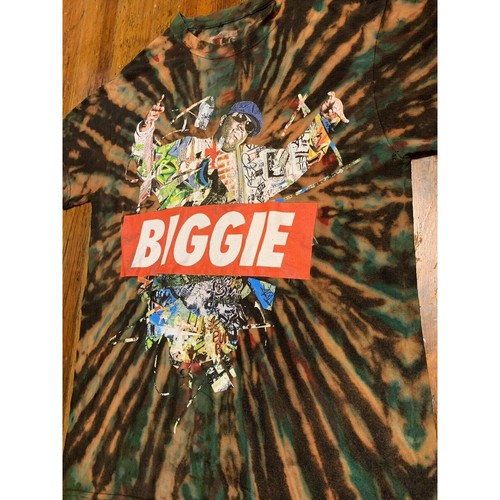 Rare Biggie Smalls T-shirt Sz S Notorious B.I.G Vintage HANDMADE tour ...