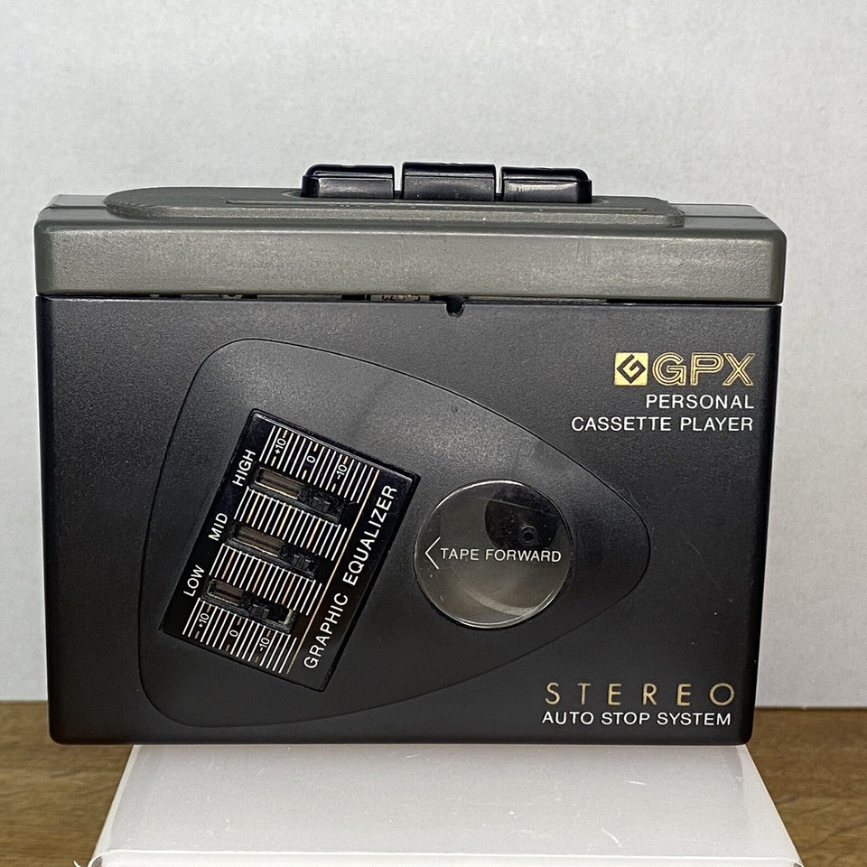 Vintage Working Audio Cassette Recorder+ Dragging Player + 10 New Blank ...