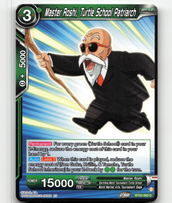 DBS CCG Master Roshi, Turtle school Patriarch - Critical Blow | eBay