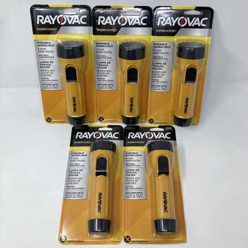 Rayovac Industrial Grade 10 Lumen 2d Yellow Flashlight In2c for sale ...