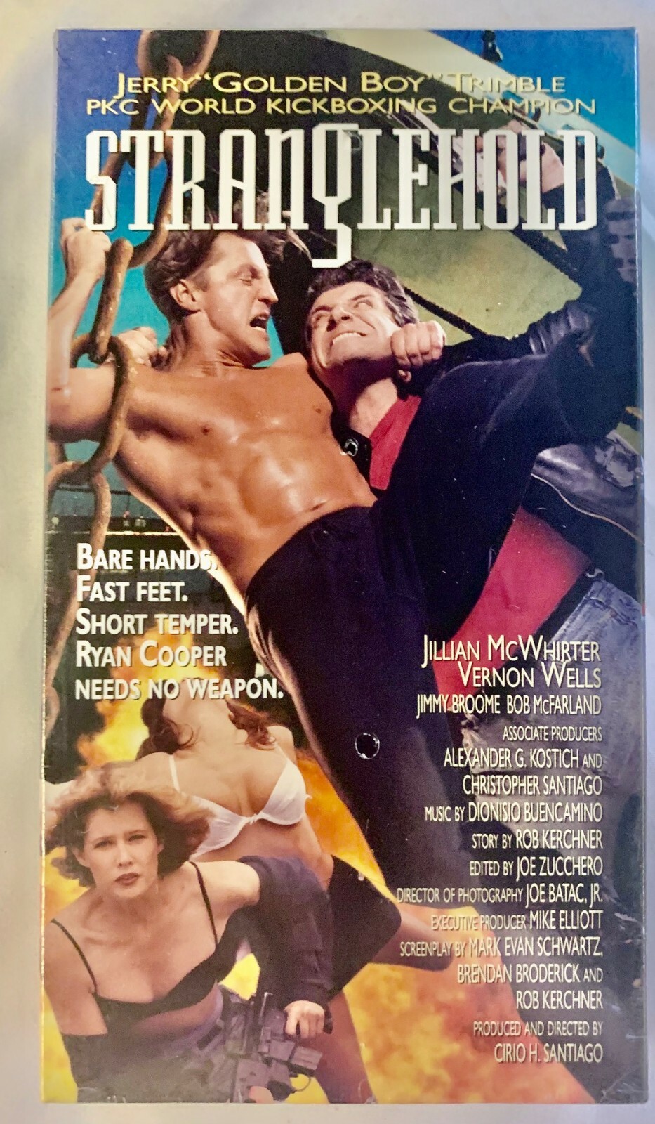 Stranglehold (VHS, 1994) -Action- Jerry Trimble Jillian McWhirter - RARE NEW 736991448735| eBay