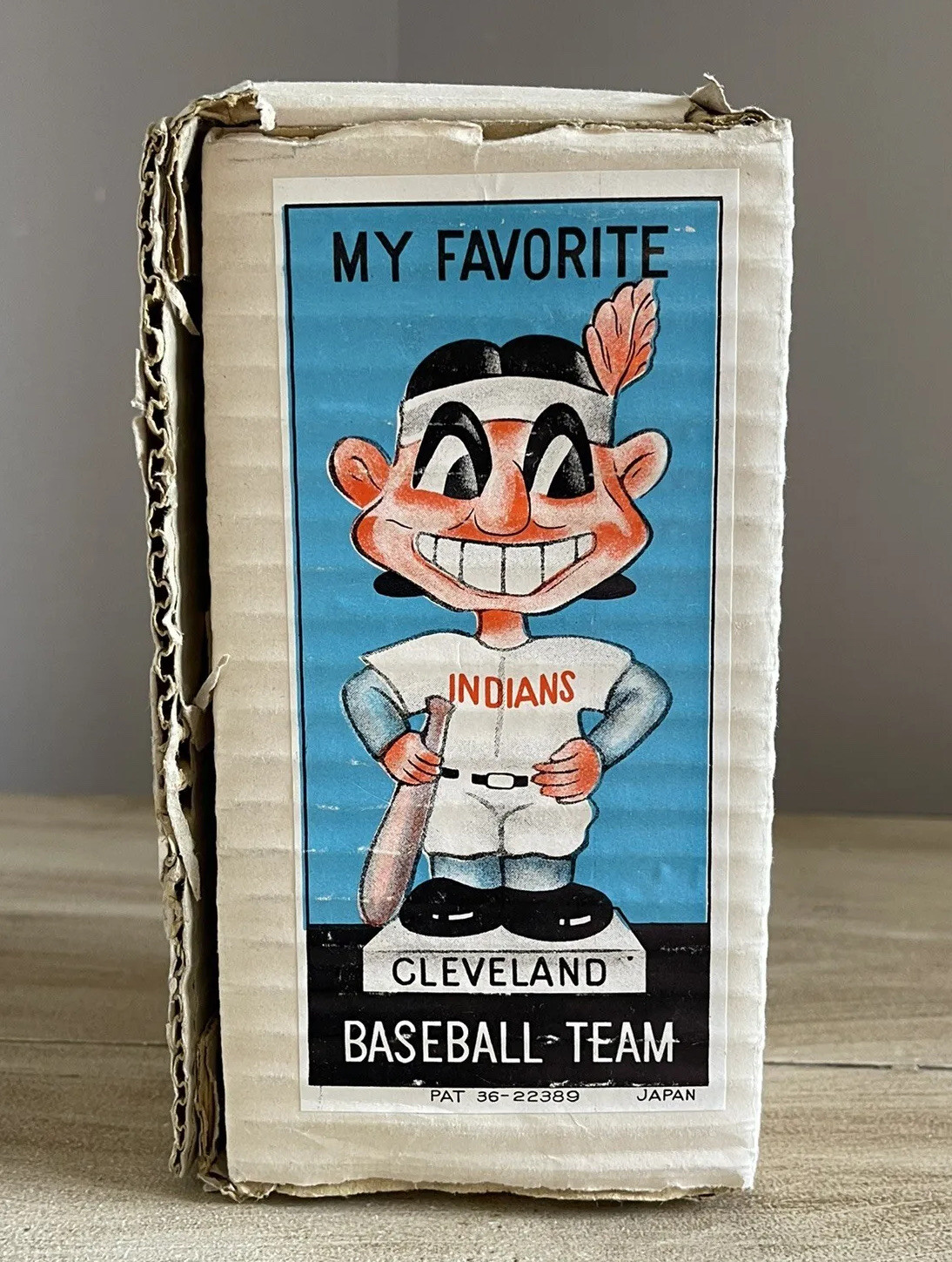 CHIEF WAHOO Cleveland Indians Mascot 1960’s GEM MINT Nodder Bobblehead ...