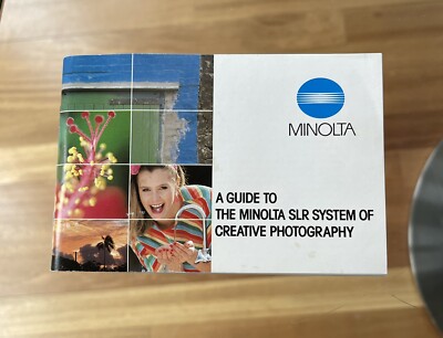 MINOLTA A GUIDE TO THE MINOLTA SLR SYSTEM OF CREATIVE PHOTOGRAPHY | eBay