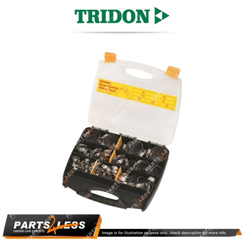 Tridon Hose Clamp Multi-Purpose Workshop Pack - MP82 Stainless Steel ...