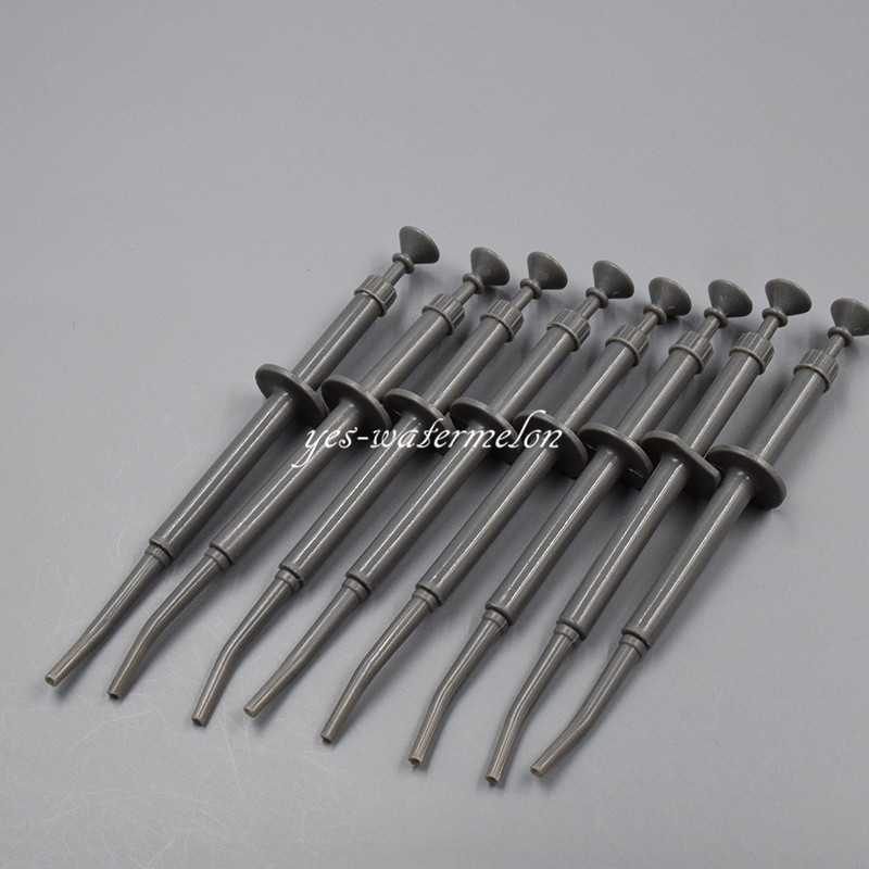 10 Pcs Dental Plastic Amalgam Carrier Gun Delivery Restorative Filling ...