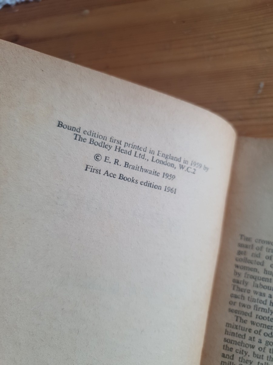 Er Braithwaite Quotes Summary Of 'To Sir, With Love' By E.R.