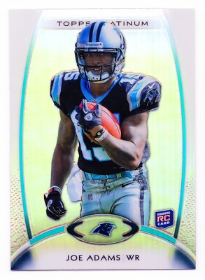 2012 Topps Platinum Joe Adams #126 Rookie RC Carolina Panthers | eBay