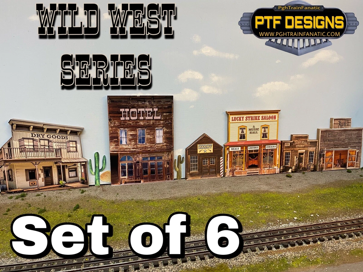 G Scale Western Buildings