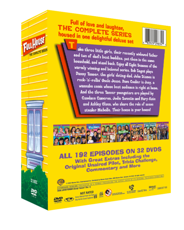 Full House Complete TV Series Season 1-8 (DVD Box Set 32-Discs) Region ...