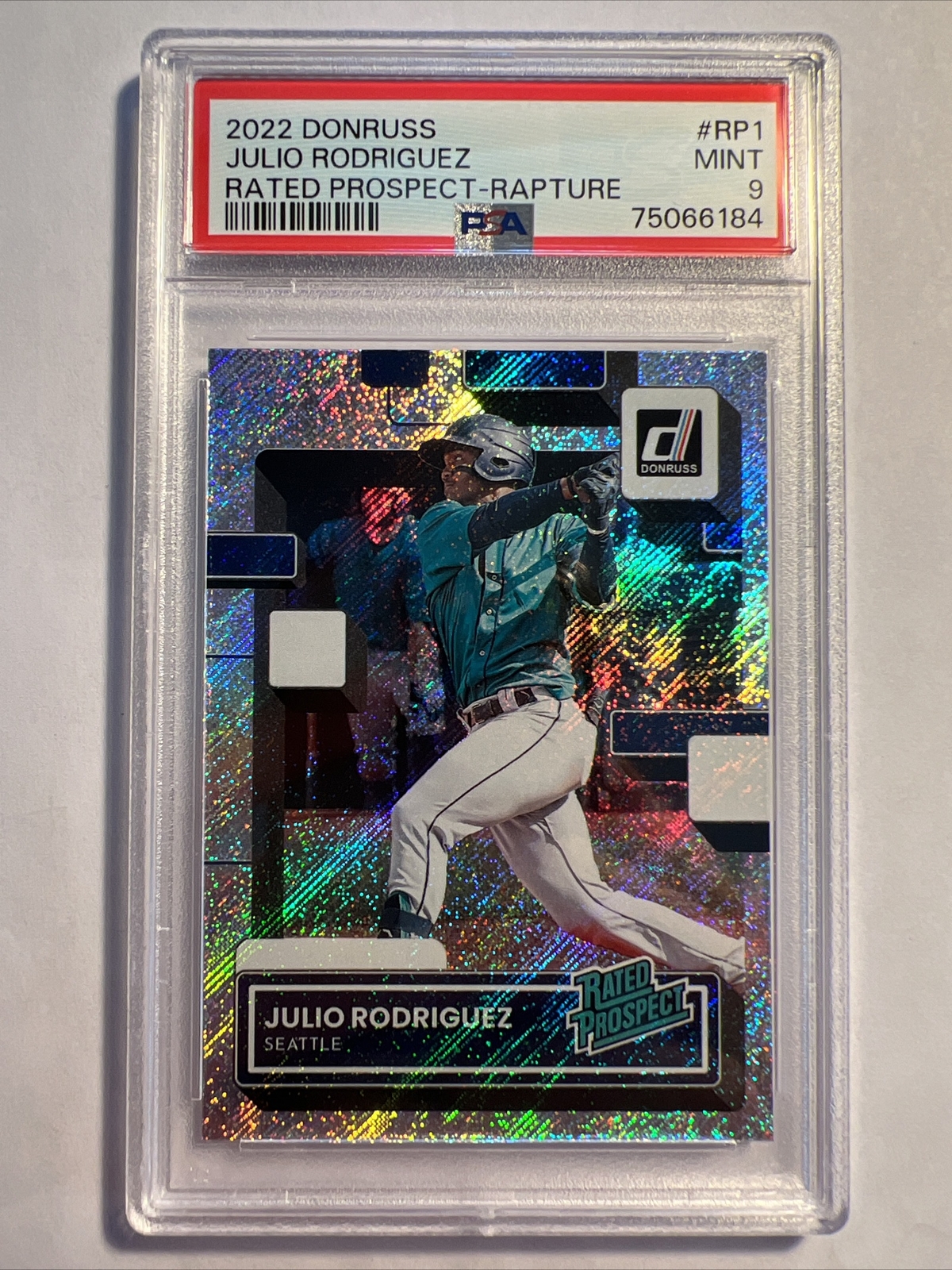 2022 Panini Donruss - Rated Prospect Rapture #RP-1 Julio Rodriguez (RC ...