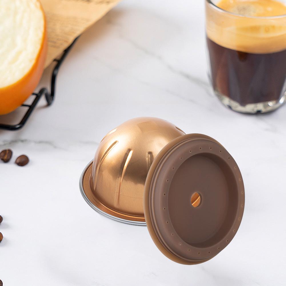 Refillable Silicone Lid Cover Reusable Caps Cover for Coffee Capsule ...