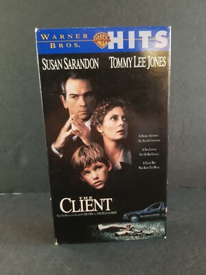 The Client [VHS] Warner Bros Hits Susan Sarandon Tommy Lee Jones ...