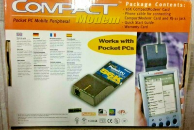 UNUSED Open Box PRETEC Pocket PC Mobile Peripheral MODEM Expansion Pack ...