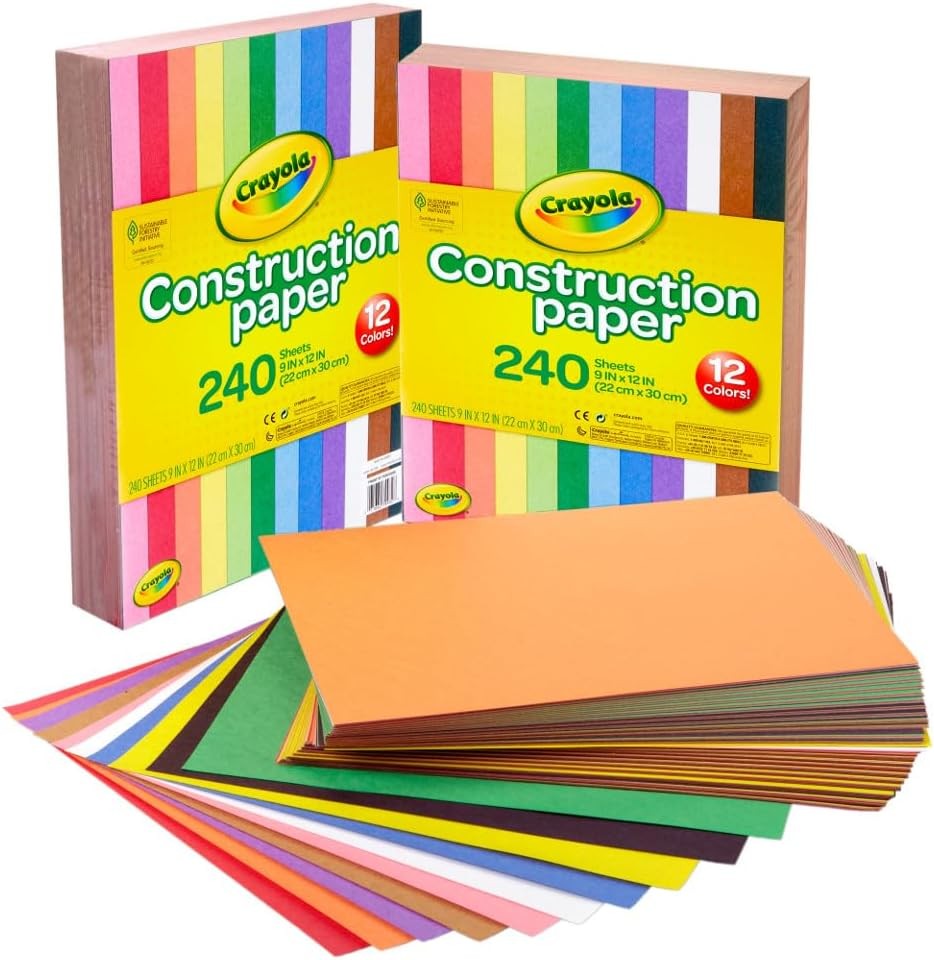 Construction Paper 480ct - Back to School Arts & Crafts Essentials ...