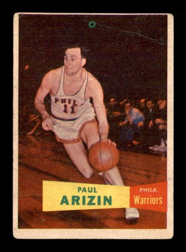 1957 Topps #10 Paul Arizin RC VG X2976289 | eBay