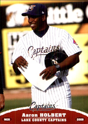 Aaron Holbert 2009 Grandstand Lake County Captains RC FREE SHIP AutographDen | eBay