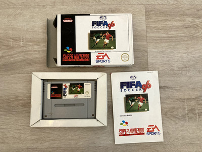 Super Nintendo SNES - FIFA 96 SOCCER - Complete Box and Manual - PAL | eBay