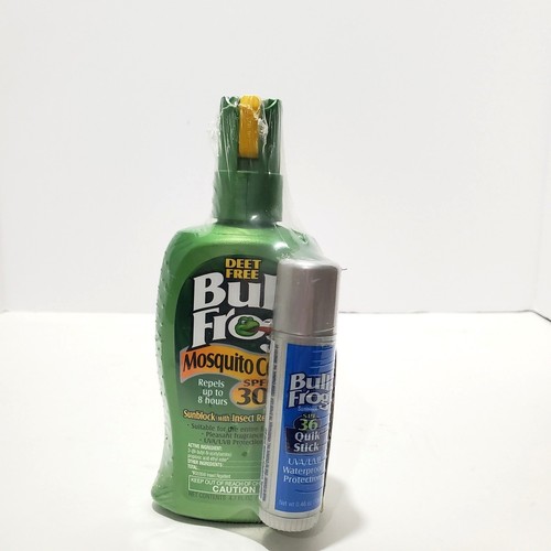 Bull Frog Mosquito Coast Spray SPF 30 w/ Bull Frog Quik Stick SPF 36 ...