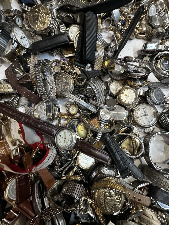 21 LB | 250+ Watches! | HUGE Bulk Watch Lot | Untested Mechanical ...