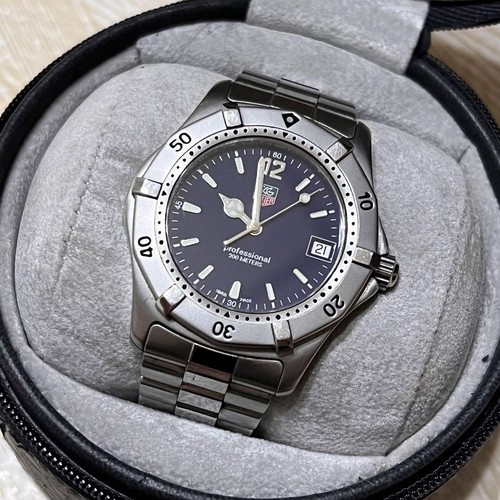 TAG Heuer WK1113 Quartz 38mm Date Vintage Men's Watch Used Swiss Made ...