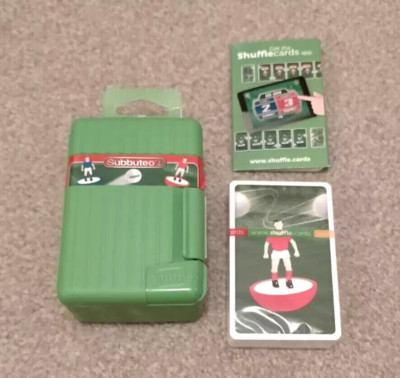 Cartamundi Shuffle Subbuteo Card Game in case with instructions NEW and ...