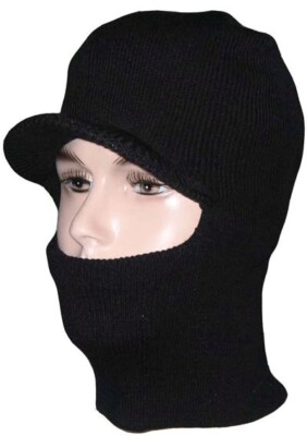 *Visor Balaclava Face Mask Winter Beanie Ski Snowboard Hat Cap Wear ...
