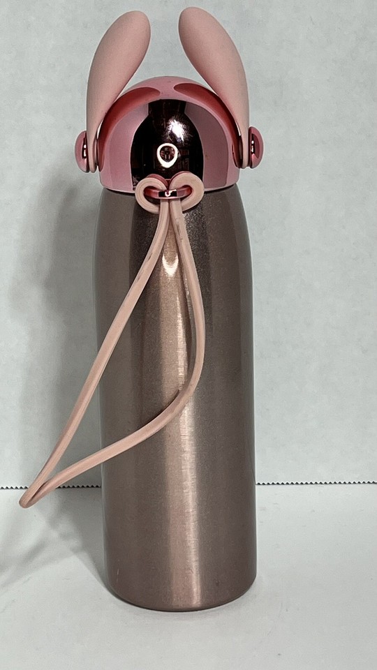 🔥 350ML Cute Rabbit Bunny Ears Vacuum Insulated Bottle Stainless Steel ...