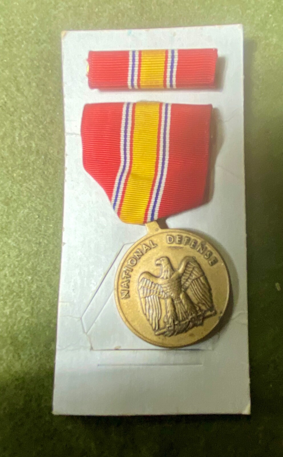 UNITED STATES MILITARY MEDAL: NATIONAL DEFENSE SERVICE MEDAL WITH ...