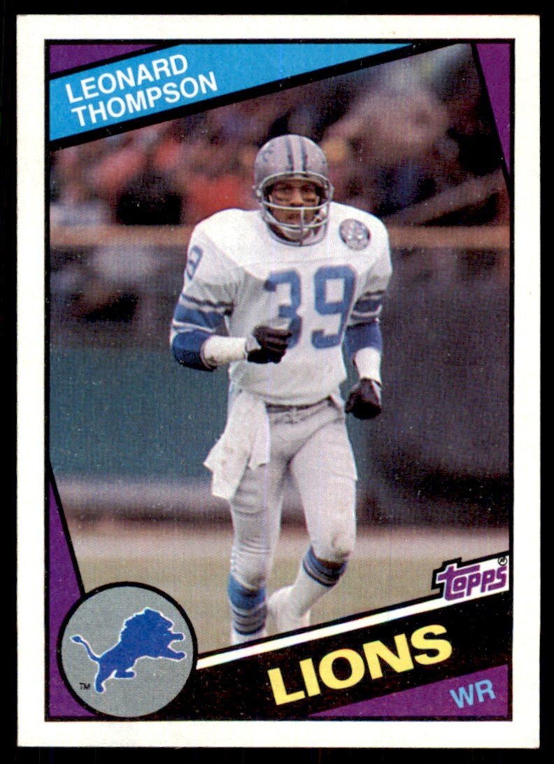 1984 TOPPS\ LEONARD THOMPSON. DETROIT LIONS #262 | eBay