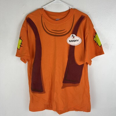Disney Parks Goofy Name Tag Costume T Shirt Size XL Adult Rare | eBay