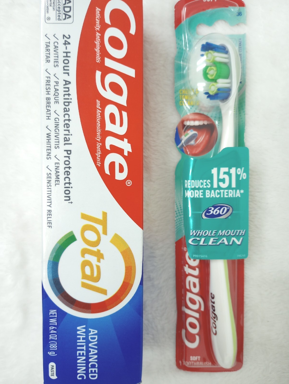 7 Tubes Colgate Total SF Advanced Whitening Toothpaste 6.4 Oz Ap25 for ...