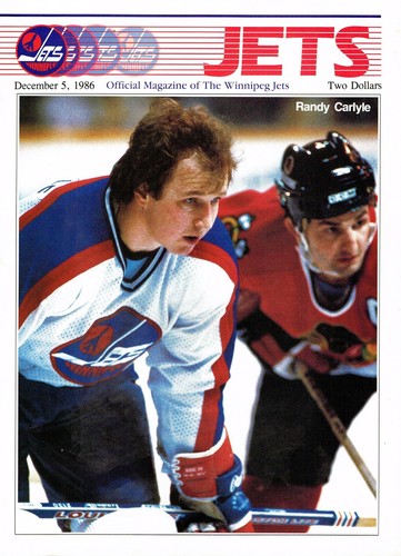 1986 Winnipeg Jets Home vs New York Rangers NHL Hockey Program #106 | eBay