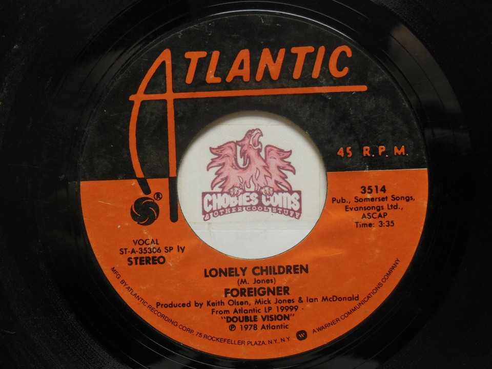 Foreigner: Double Vision / Lonely Children, 45 RPM VG (Y6) | eBay